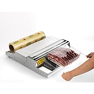 VisionTechShop CW-500E, 20 Inch / 500 mm Hand Wrapping Machine Film Wrapper for Food Packaging, MADE IN KOREA