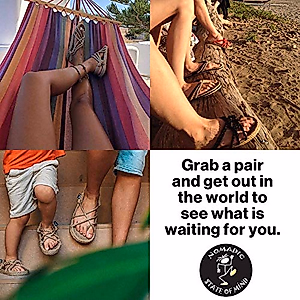 nomadic state of mind Moksha Sandal - Handmade Rope Shoes – Machine Washable – Comfortable & Lightweight – Vegan Friendly – For Women & Men (numeric_13)