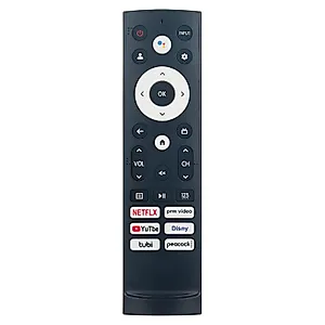 ERF3M90H Replacement Voice Remote Control Compatible with Hisense LED 4K Smart TV 43A6H 43A65H 43A68H 50A6H 50A65H 50A68H 55A6H 55A65H 55A68H 65A6H 65A65H 65A68H 75A6H 75A65H 75A68H 50U6H 55U6H 65U6H