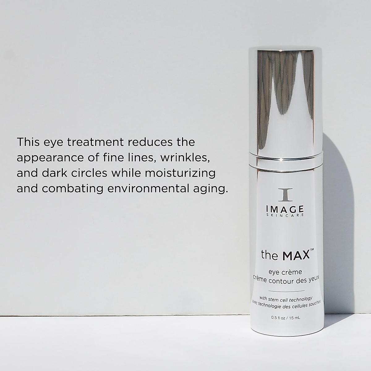 IMAGE Skincare, the MAX Eye Crème, Under Eye Cream to Reduce Appearance of Fine Lines and Puffiness for Brighter Looking Eye Area, 0.5 oz