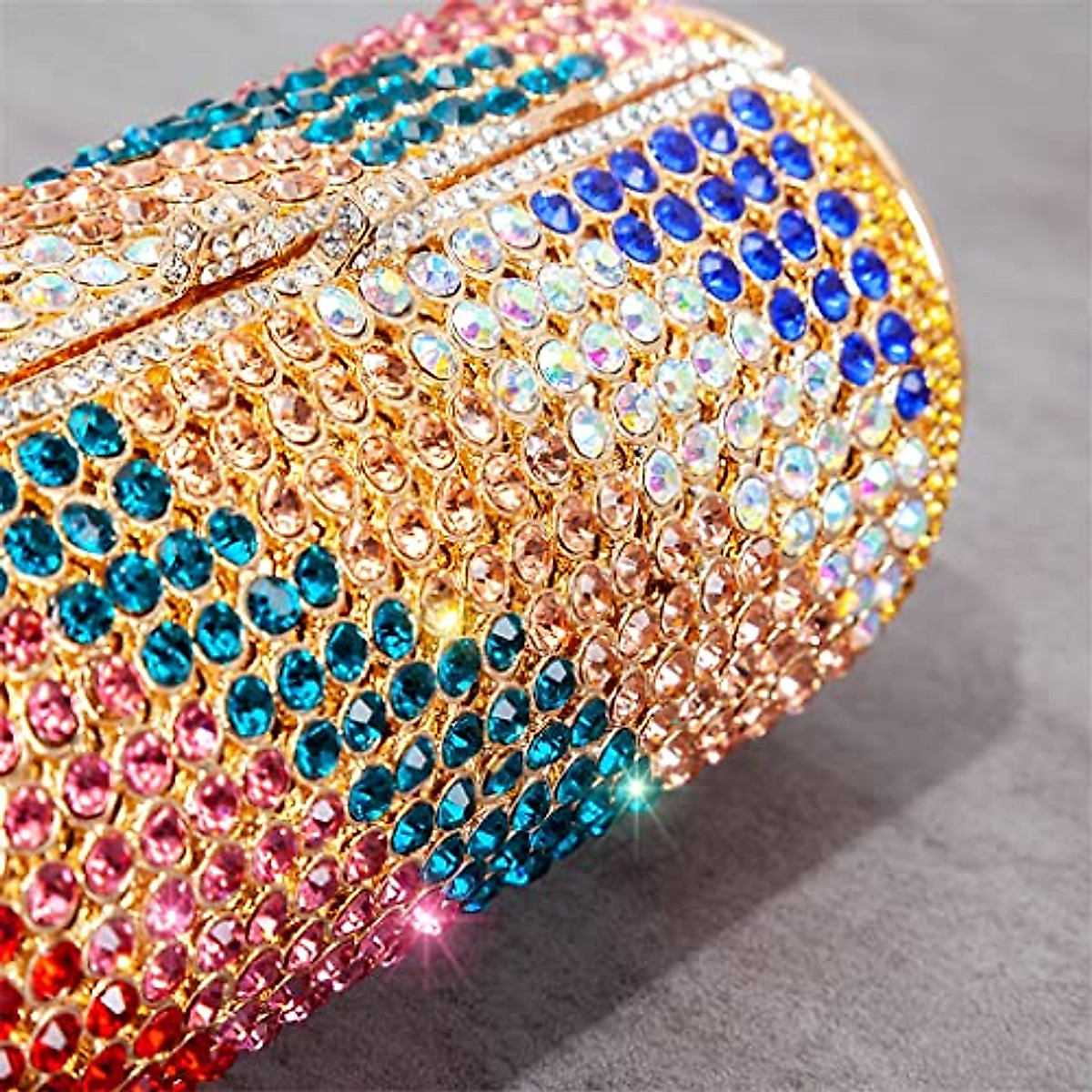 DOUBAO Coke Can Diamond Evening Clutch Crystal Rhinestone Wallet and Tote