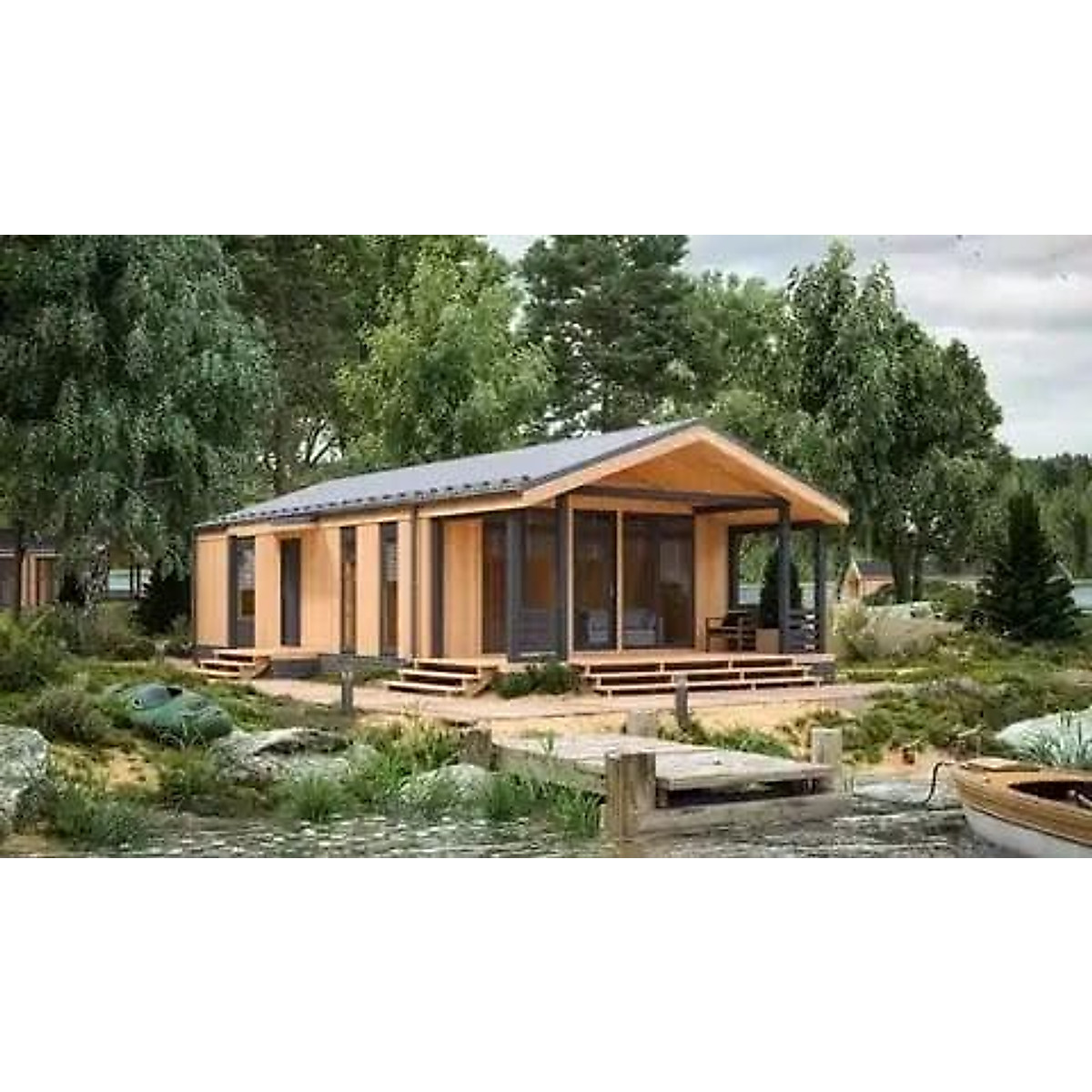 Luxury Mobile Home - 20 Ft,40FtPrefab Tiny House with Modern Design with Balcony Kitchen Bathroom bedrooms eco Friendly (20Ft)