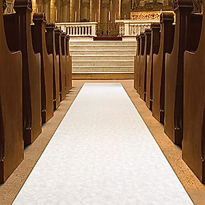 Beistle Novelty Polyester Fabric Floral Aisle Runner Wedding Ceremony Decoration