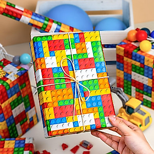 MAYPLUSS Wrapping Paper Large Sheet - Folded Flat - 6 Different Valentines Day Design (45.2 sq. ft.ttl.) - 27.5 inch X 39.4 inch Per Sheet