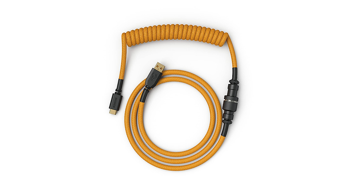 Glorious Coiled Keyboard Cable – Premium Braided USB-C for Gaming Keyboards