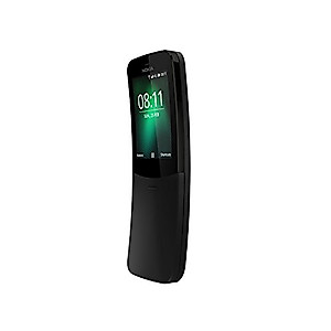 Nokia 8110 (2018) Dual-SIM 4GB Factory Unlocked Smartphone (Black) - International Version