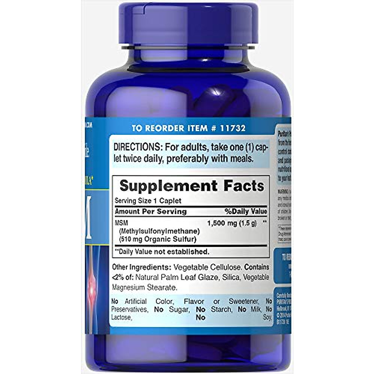 Puritan's Pride MSM 1500 mg