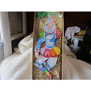 Vintage Terrie Floyd Jumping Jack in Box 17" Tall Laughing Moon Limited ed.1200/10,000