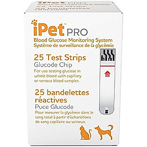 iPet PRO Blood Glucose Test Strips (Blood Glucose 25 ct. Test Strips)