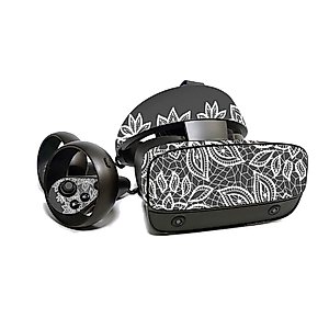 MightySkins Skin for Oculus Rift S - Floral Lace | Protective, Durable, and Unique Vinyl Decal wrap Cover | Easy to Apply, Remove, and Change Styles | Made in The USA