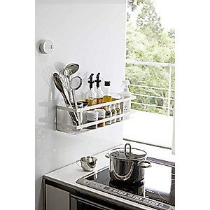 YAMAZAKI home Storage Basket, White