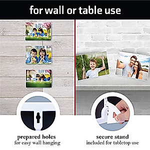 Mantello Picture Frames 4x6 Set of 12 - Small Picture Frame, Front Loading 4 x 6 Frame Set - Wall Frames, White Picture Frames, 4x6 Picture Frames- 12 Pack, White