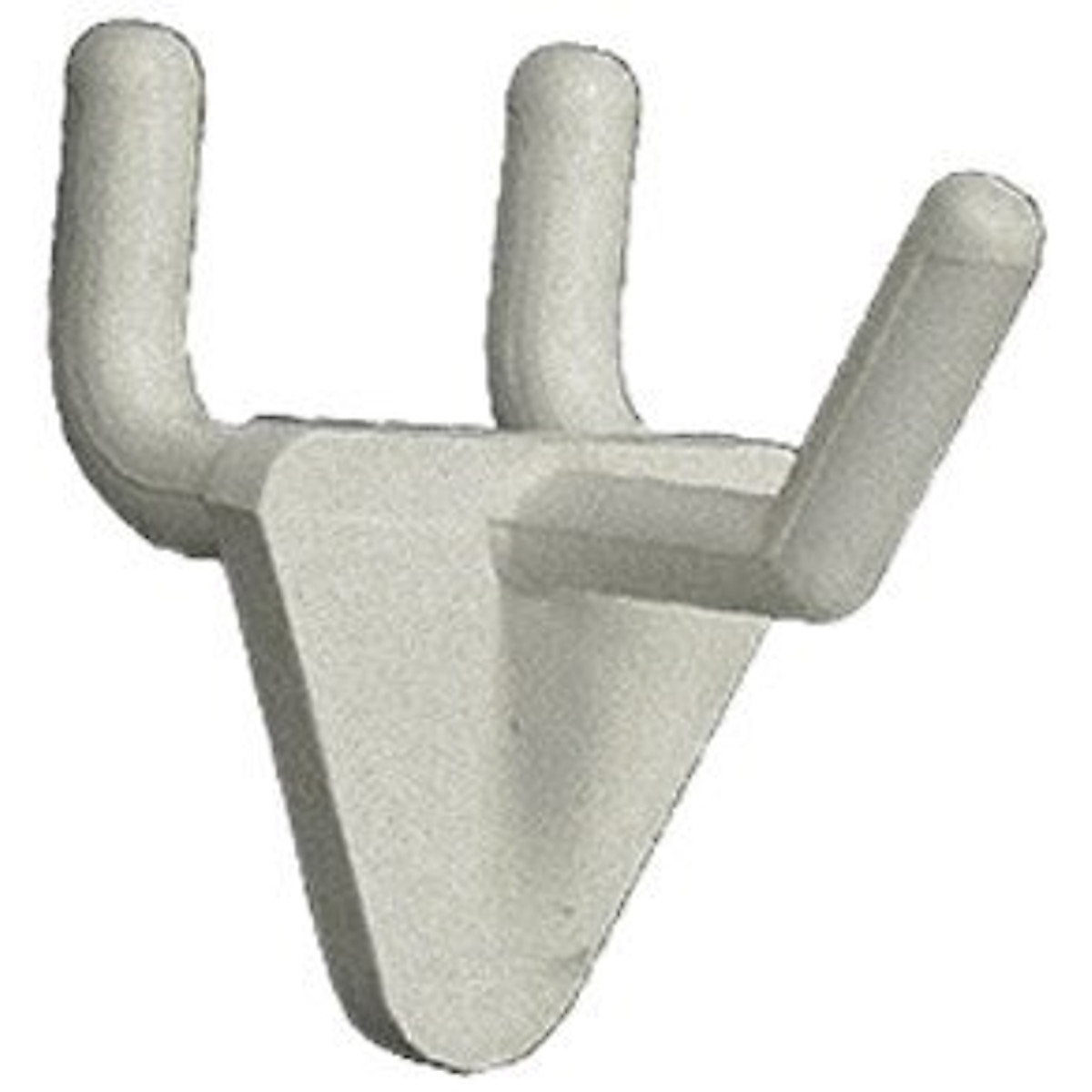 Azar 800071-WHT 1-Inch Plastic Hook, 50-Pack