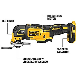 DEWALT 20V MAX Power Tool Combo Kit, 4-Tool Cordless Power Tool Set with 2 Batteries and Charger (DCK444C2)