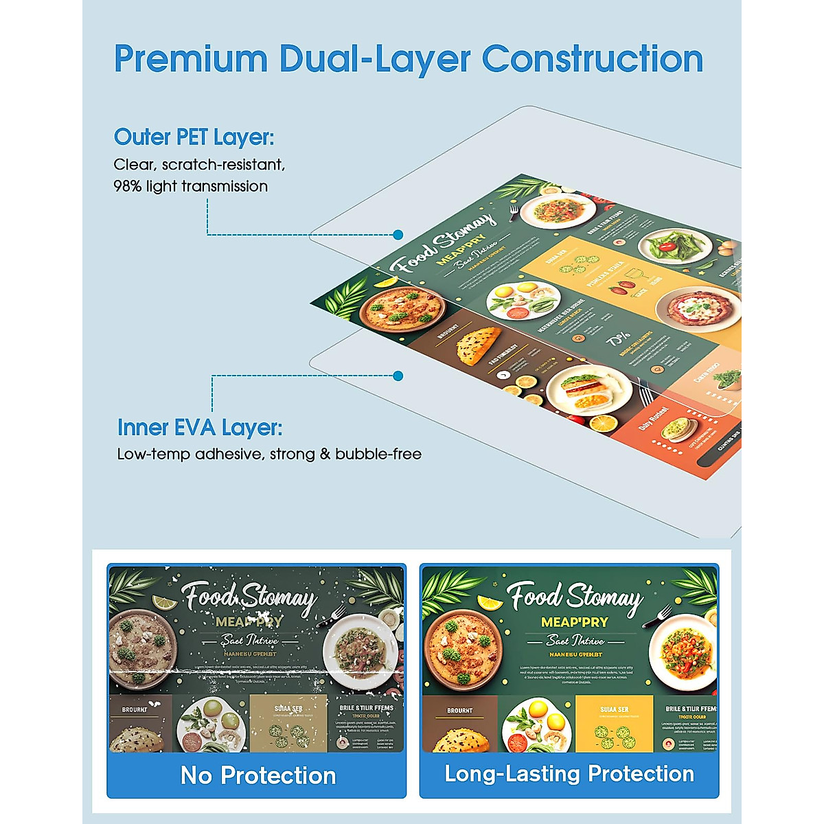 KTRIO Laminating Sheets, Holds 8.5 x 11 Inch Sheets 200 Pack, 3 Mil Clear Thermal Laminating Pouches 9 x 11.5 Inch Lamination Sheet Paper for Laminator, Round Corner Letter Size