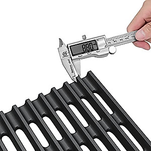 SafBbcue 17-Inch Heavier Grates for Nexgrill Replacement Parts 720-0830H 720-0830D Nexgrill 720-0888N Replacement Parts 4 Burner Nexgrill Parts, Cast Iron -2 Pack