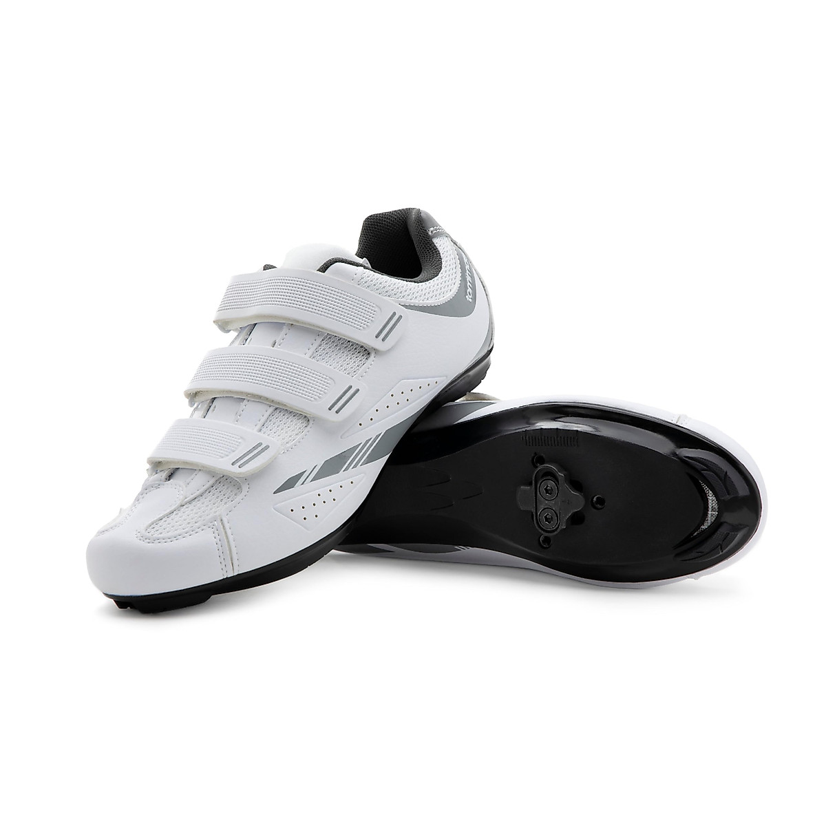 Tommaso Women's SPD Indoor Cycling Shoes Pista 100 Cycling Shoes for Echelon Bikes, with Pre-Installed SPD Clips - Bike Shoes for Women, Cycling Shoes Women, Indoor Bike Shoes - Cycling Bike White 36