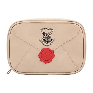 Bioworld Harry Potter Hogwarts Letter Cosmetic And Toiletries Bag