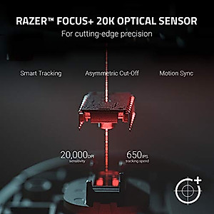 Razer Basilisk v2 Wired Gaming Mouse: 20K DPI Optical Sensor, Fastest Gaming Mouse Switch, Chroma RGB Lighting, 11 Programmable Buttons, Classic Black