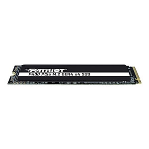 Patriot P400 1TB Internal SSD - NVMe PCIe M.2 Gen4 x 4 - Low-Power Consumption Solid State Drive - P400P1TBM28H