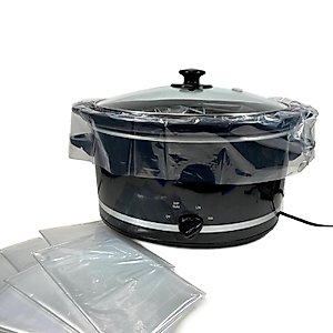 Regency Wraps Slow Cooker Saver, Time Saving, Non-Stick Liners For Easy Clean Up After Making Stews Soup and Meat, Store and Reheat Food, 20 x 12, Pack of 12