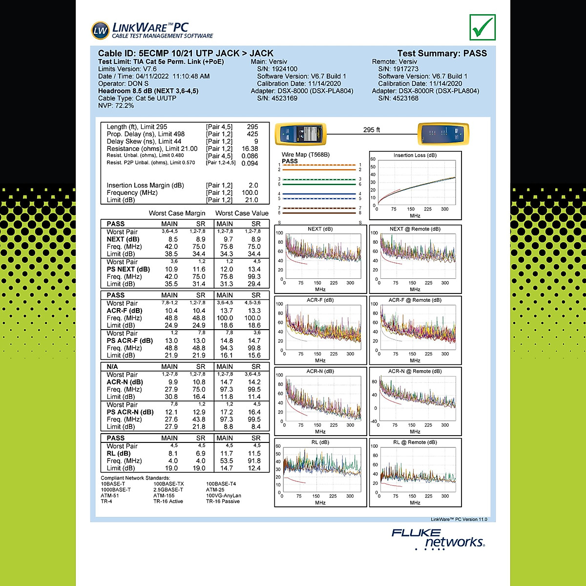 trueCABLE Cat5e Plenum (CMP), 1000ft, Blue, 24AWG 4 Pair Solid Bare Copper, 350MHz, PoE++ (4PPoE), ETL Listed, Unshielded Twisted Pair (UTP), Bulk Ethernet Cable