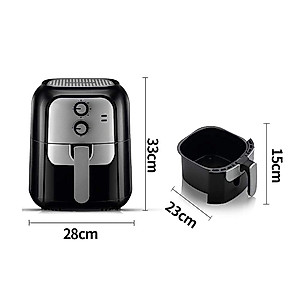 Air Fryer Oil-free Electric Fryer, Household Fully Automatic Large Capacity Low Fat French Fries Smart Air Fryer, 360 Degree Air Circulation, Integrated Liner is Easy to Clean