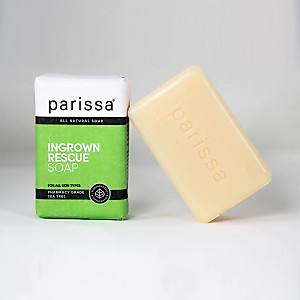 Parissa Ingrown Rescue Kit, Post-Hair Removal Treatment for Ingrown Hair & Razor Bumps, 3 Step Kit to Cleanse, Exfoliate, and Moisturize