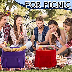 20 Pack Reusable Grocery Bags Shopping Tote Bags with Handles Heavy Duty Foldable, Washable (Multicolor)