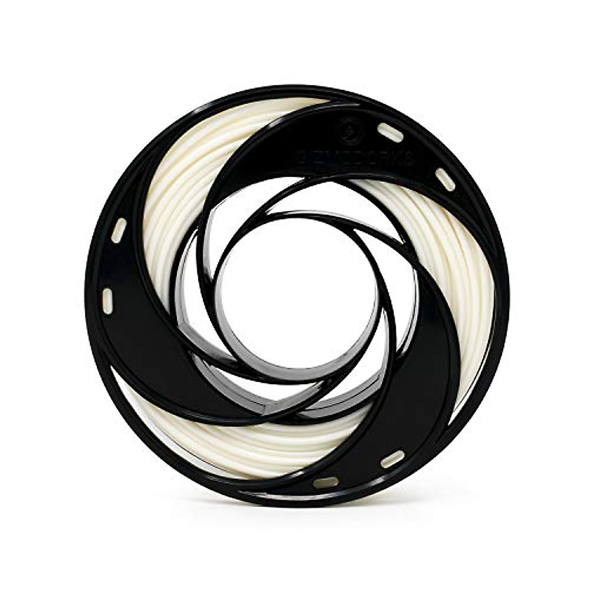 Gizmo Dorks Acetal Delrin Filament for 3D Printers 1.75mm 200g, White