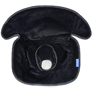 INFANZIA Dry Seat, Car Seat Protector Waterproof Carseat Liner Potty Training Toddlers, Baby and Infants, Piddle Pad for Carseats Strollers (Black, 1 Pack