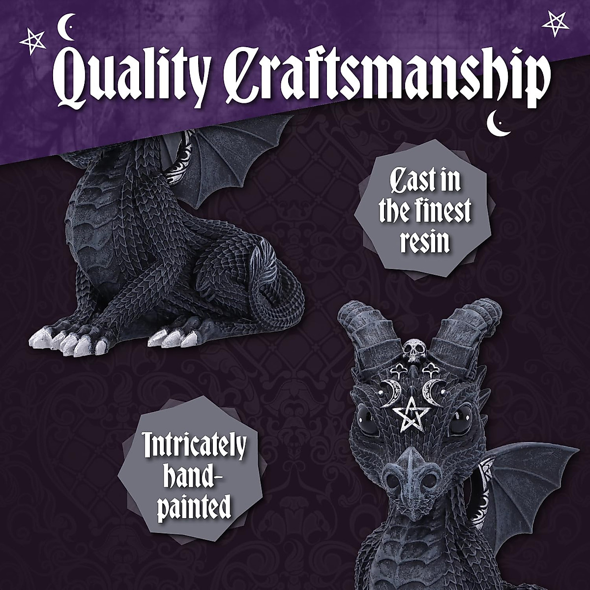 Nemesis Now Cult Cuties Adorable Occult Figurines, Bewitching Evil Spirit Creatures, Hand-Painted, Resin - Lucifly