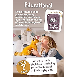 Living Nature Labradoodle Stuffed Animal | Fluffy Dog Animal | Soft Toy for Kids | 10 Inches