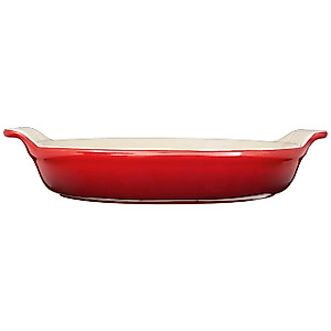 Le Creuset Stoneware Heritage Oval Au Gratin, 1 qt. (9.5"), Cerise