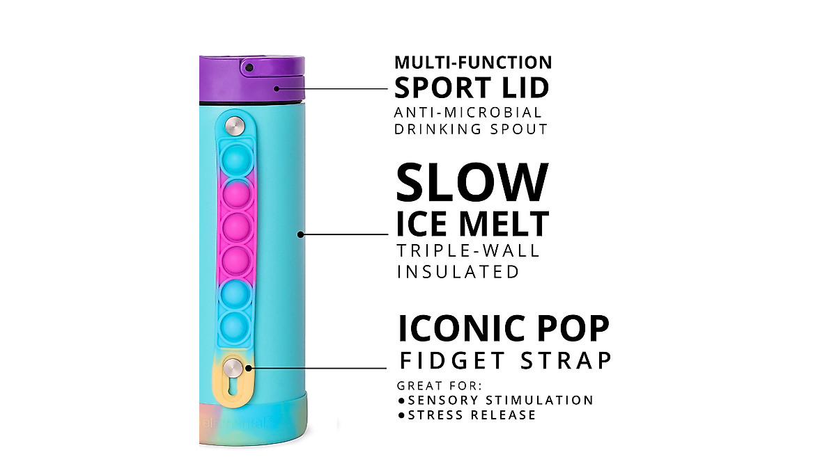 Elemental Iconic Kids Water Bottle - Insulated & Leak-Proof