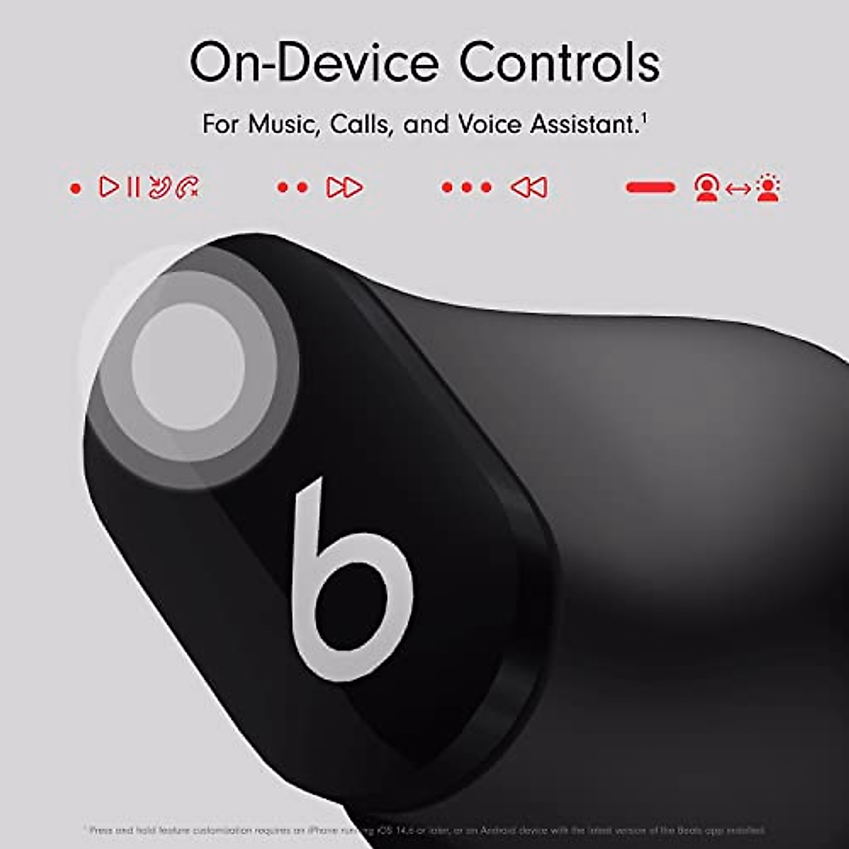 Beats Studio Buds - True Wireless Noise Cancelling Earbuds - Black with AppleCare+ (2 Years)