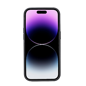 Venito Fermo Leather Wallet Case Compatible with iPhone 14 Plus Crossbody Case - Extra Secure with RFID Blocking (Antique Brown)