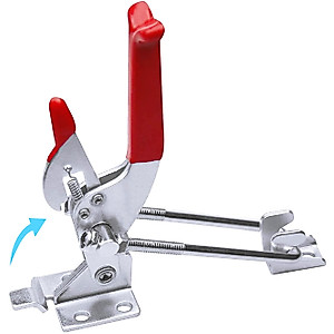 5Pack 2000lbs Toggle Clamp 431,Heavy Duty Toggle Latch Clamp for Latch Lock,Self Latch Toggle Latch Action Lock for Tire Carrier Latch,Smoker Lid Latch,Cam Clamp Latch Pull Latch,Draw Latch Hardware.