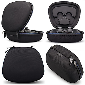 sisma Travel Case Compatible with PS4 Wireless Controller, Dual Shock 4 Controller Holder Protective Cover Home Safekeeping Storage Case Black Carrying Bag