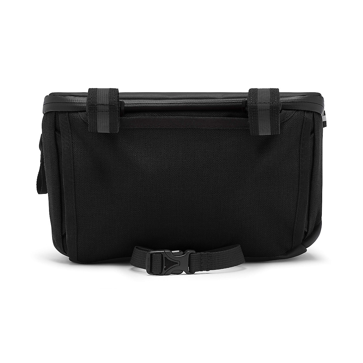 Chrome Industries Helix Handlebar Bag - From Bike to Foot, Handlebar to Crossbody Sling or Fannypack, Black