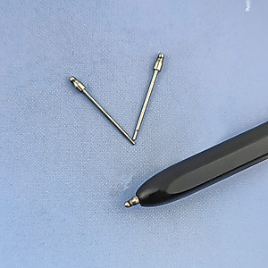 Stainless Ball Pen Tips Replacement Compatible with Samsung Galaxy S Pen Fold Edition Stylus Pen, No Wear Out Z Fold 4/3 Backup Pencil Nibs,2 Pcs