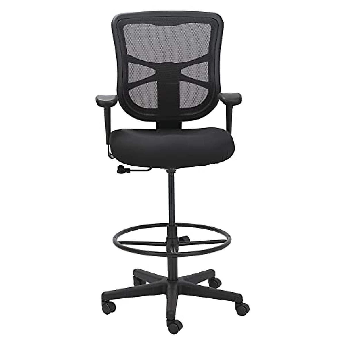 Alera ALEEL4614 Alera Elusion Series Mesh Stool, Black