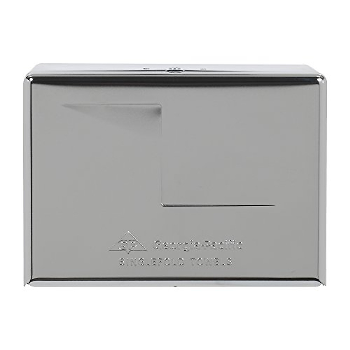 GEORGIA-PACIFIC Singlefold Paper Towel Dispenser by GP PRO (Georgia-Pacific), Chrome, 56720, 10.625" W x 6.000" D x 7.500" H