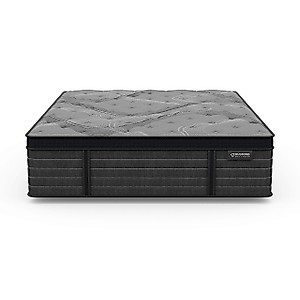 Alpine Breeze Graphite EuroTop Hybrid Mattress 14.5-inch - Quilted, Queen, Firm