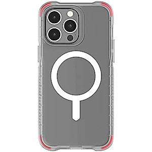 Ghostek Covert iPhone 14 Pro Max Case Clear - Compatible with Apple MagSafe, Silicone Fusion, Slim Fit Shockproof Phone Cover (6.7 Inch, Clear)