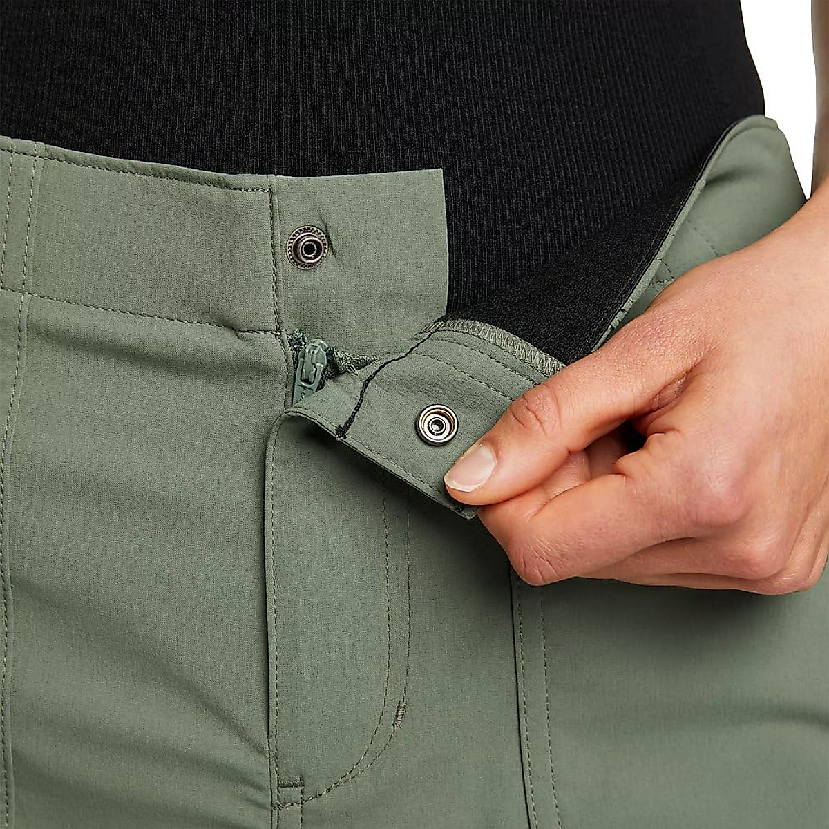 Eddie Bauer Women's Horizon Bermuda Shorts, Black, 10