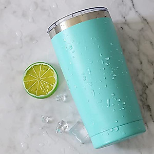 Deitybless 6 Pack 20oz Tumbler Vacuum Insulated Travel Mug with Lids, Stainless Steel Double Wall Bulk Cup for Home, Office, Outdoor Suitable for Vehicle Cup Holders(Assorted Colors)