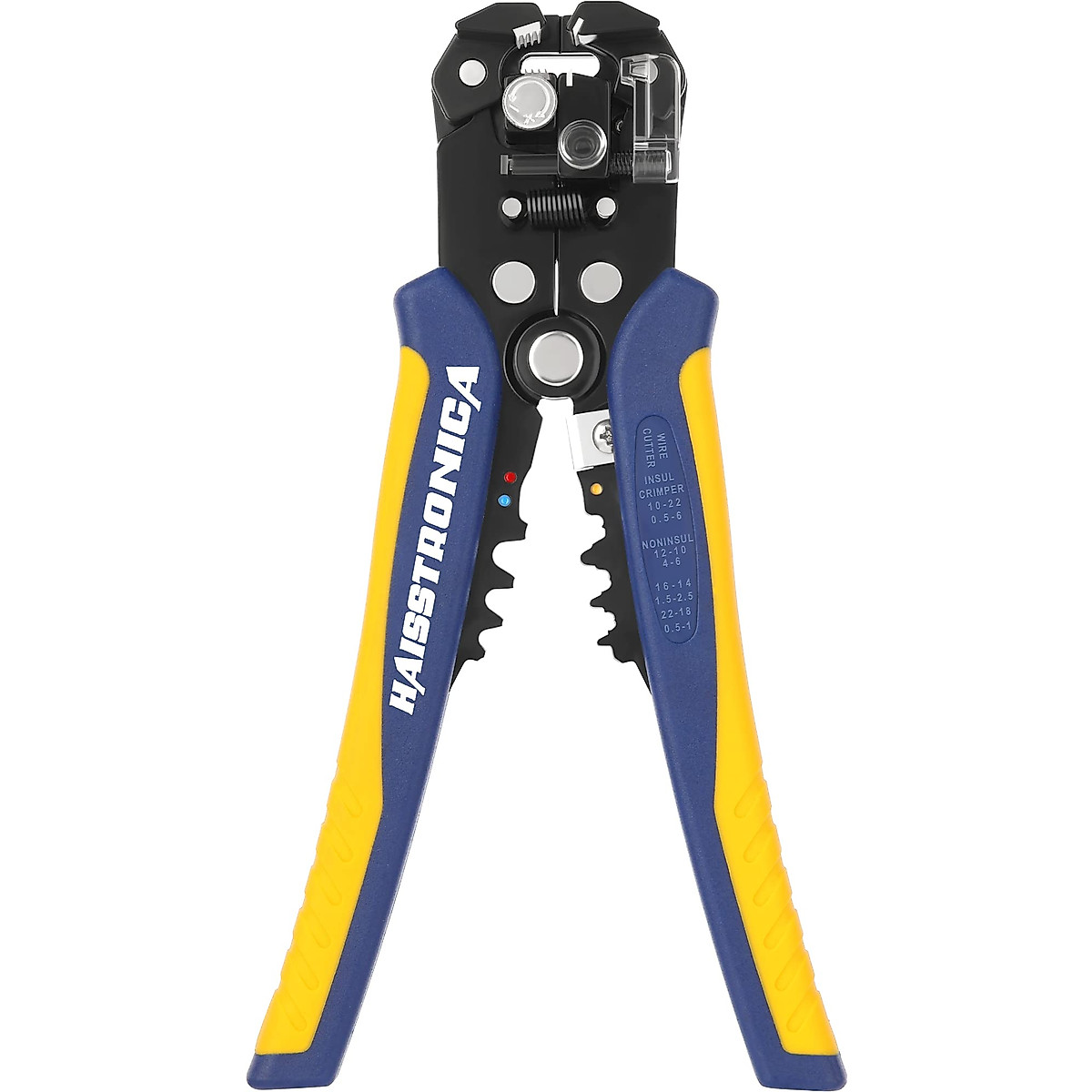 haisstronica Wire Stripper Tool,AWG 24-10 Automatic Wire Stripper and Crimping Tool, Universal Wire Crimper Tool