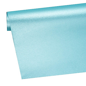 WRAPAHOLIC Wrapping Paper Roll - Blue with Metallic Shine for Birthday, Holiday, Wedding, Baby Shower - 30 inch x 16.5 feet