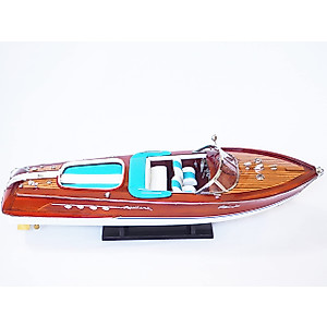 Riva AQUARAMA Wood Boat Model 21" (53 cm) Fully Assembled